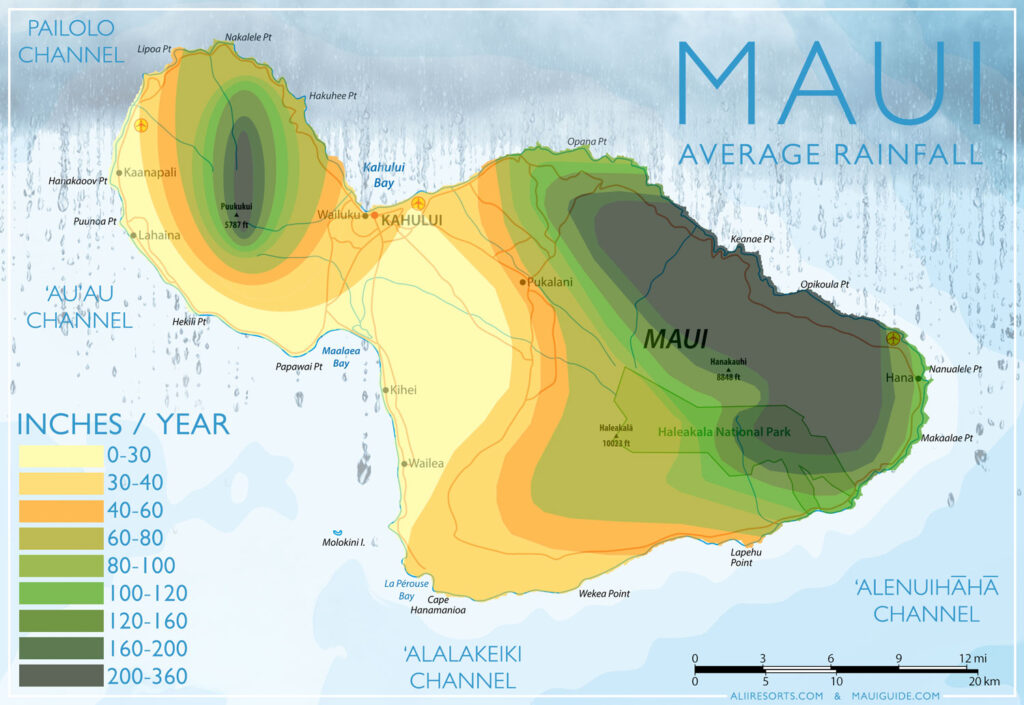 Maui Weather - Wind Patters, Rain, Surf & Monthly Expectations